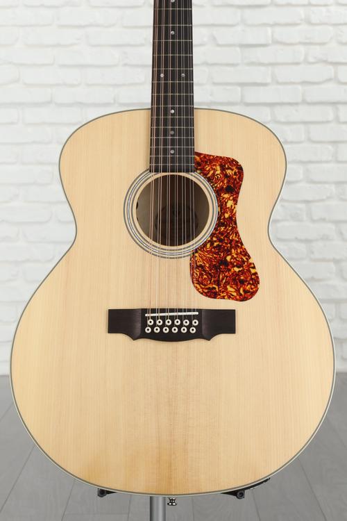 Guild F-2512E Maple, 12-String Acoustic-Electric Guitar - Blonde ...