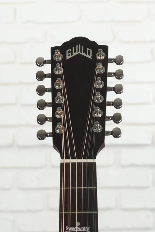 Guild F-2512E Maple, 12-String Acoustic-Electric Guitar - Blonde ...