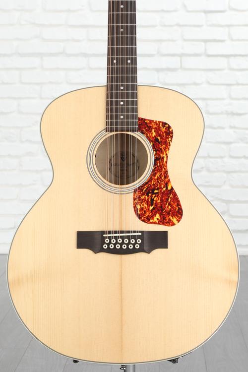 Guild F-2512E Maple, 12-String Acoustic-Electric Guitar - Blonde ...