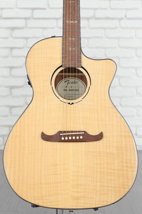 Fender FA-345CE Auditorium Acoustic-electric Guitar - Natural | Sweetwater