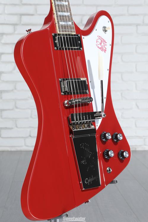 Epiphone 1963 Firebird V Electric Guitar - Ember Red | Sweetwater
