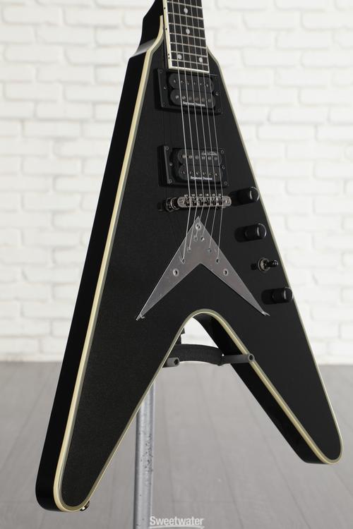 Epiphone Dave Mustaine Flying V Custom Electric Guitar - Black | Sweetwater