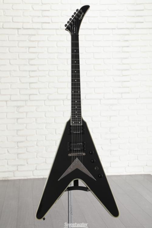 Epiphone Dave Mustaine Flying V Custom Electric Guitar - Black | Sweetwater