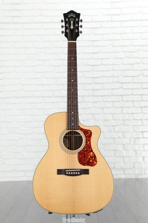 Guild OM-150CE, Concert Acoustic-Electric Guitar - Natural | Sweetwater