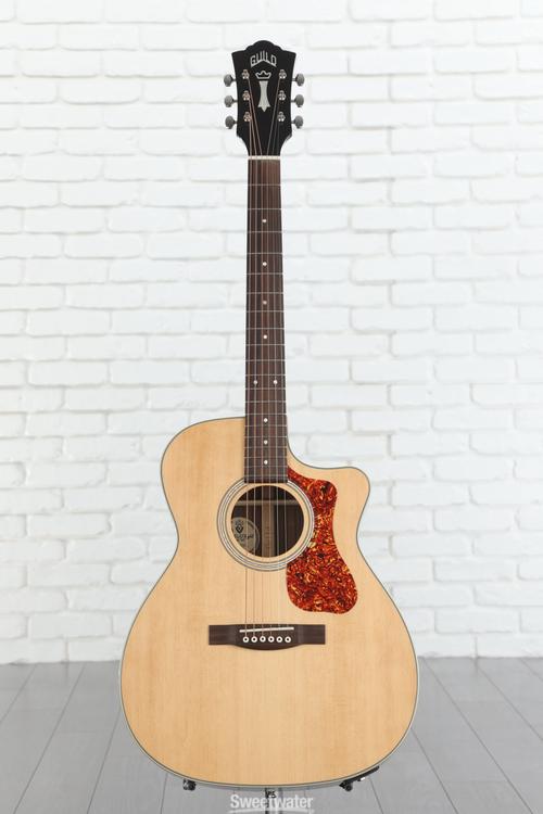 Guild OM-150CE, Concert Acoustic-Electric Guitar - Natural | Sweetwater