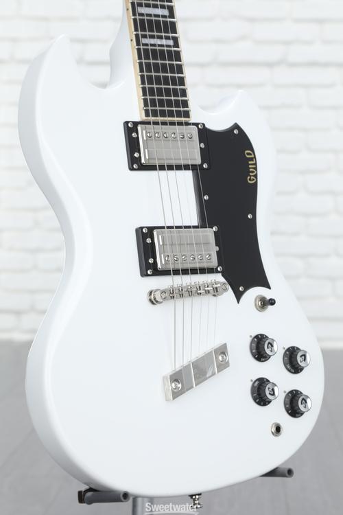 Guild Polara Limited Electric Guitar - White | Sweetwater