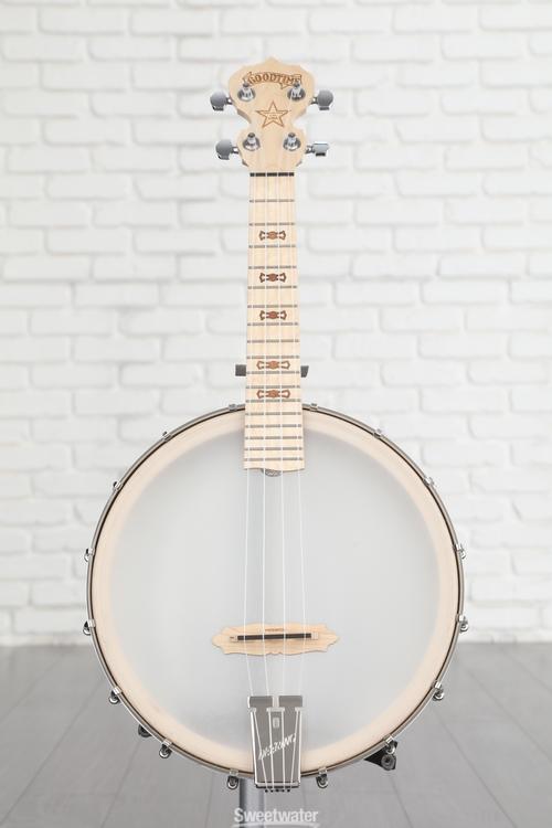 Deering Goodtime Concert Banjo Ukulele - Blonde Satin | Sweetwater