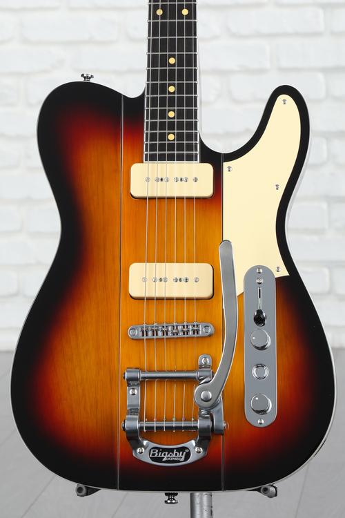 Reverend Greg Koch Gristle 90 Solidbody Electric Guitar - 3-tone Burst | Sweetwater