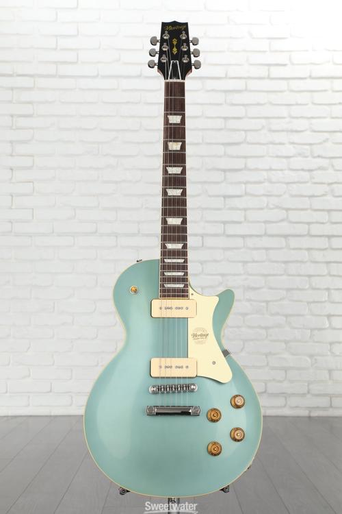 Heritage Custom Core H-150 P-90 Electric Guitar - Pelham Blue | Sweetwater