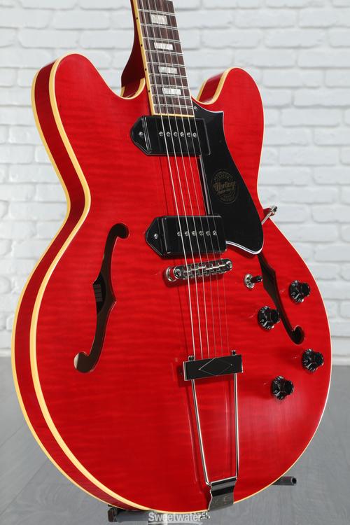 Heritage Custom Core H-530 Hollowbody Electric Guitar - Trans Cherry | Sweetwater