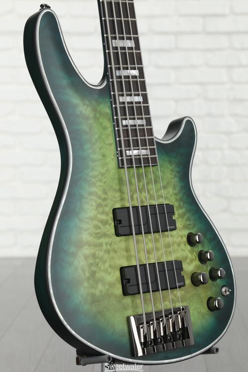 Schecter Daniel Firth Hellraiser Extreme-5 Bass Guitar - Cthulhu Burst ...