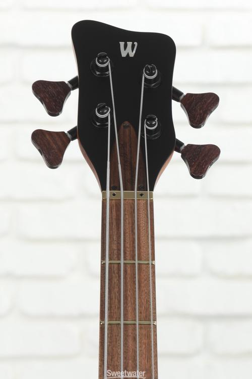 Warwick Masterbuilt Infinity 4-string Bass Guitar - Amber Transparent ...