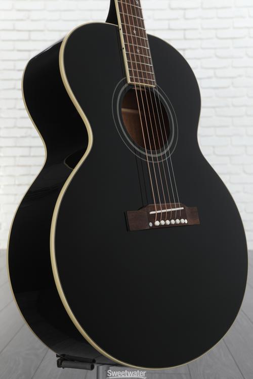 Epiphone J-180 LS Acoustic-electric Guitar - Ebony | Sweetwater