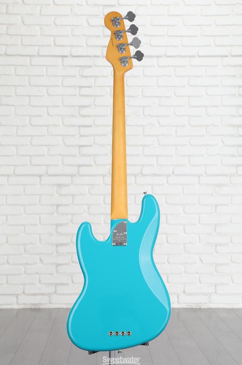 Fender American Professional II Jazz Bass - Miami Blue with Rosewood ...