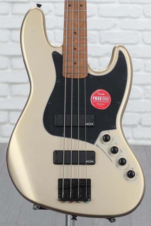 Squier Contemporary Active Jazz Bass HH - Shoreline Gold | Sweetwater