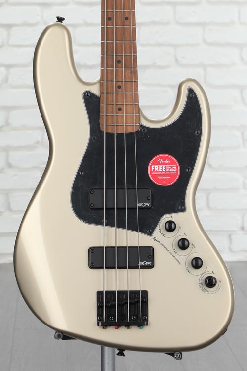 Squier Contemporary Active Jazz Bass HH - Shoreline Gold | Sweetwater