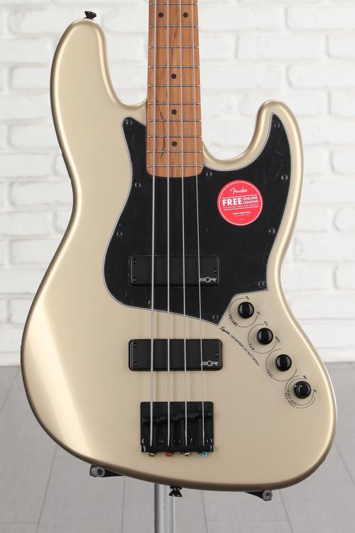 Squier Contemporary Active Jazz Bass HH - Shoreline Gold | Sweetwater
