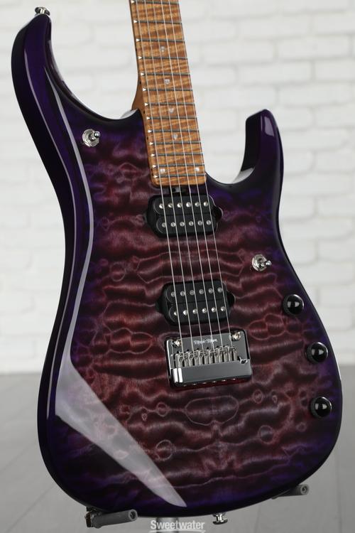 Ernie Ball Music Man JP15 Electric Guitar - Purple Nebula Quilt ...