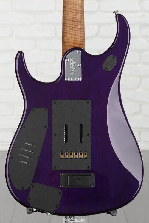 Ernie Ball Music Man JP15 Electric Guitar - Purple Nebula Quilt ...
