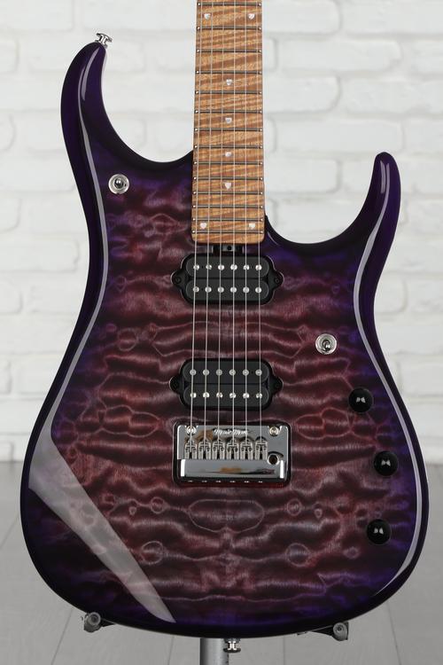 Ernie Ball Music Man JP15 Electric Guitar - Purple Nebula Quilt ...
