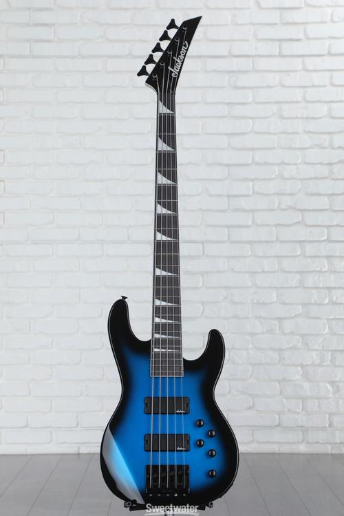 Jackson Concert Bass JS3V - Metallic Blue Burst | Sweetwater