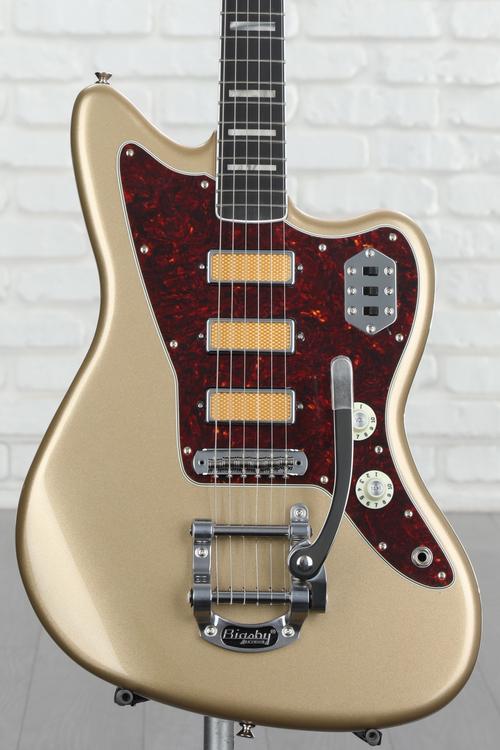 Fender Gold Foil Jazzmaster Electric Guitar - Shoreline Gold | Sweetwater
