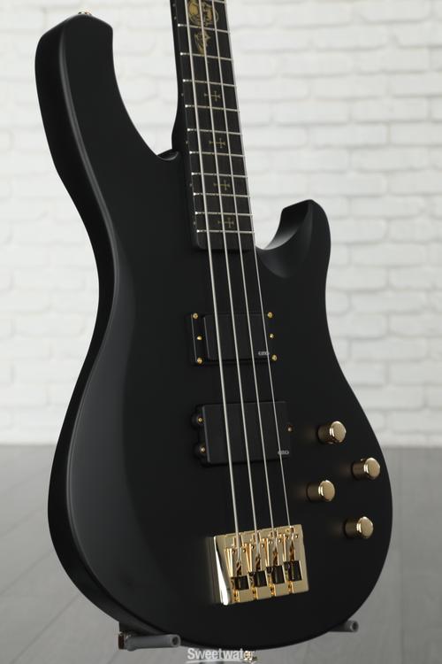 Schecter Johnny Christ Signature Bass Guitar - Satin Black | Sweetwater