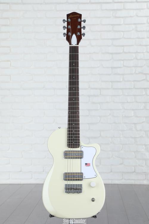 Harmony Juno Electric Guitar - Pearl White with Rosewood Fingerboard ...