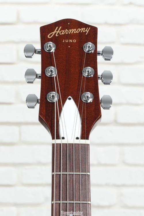 Harmony Juno Electric Guitar - Pearl White with Rosewood Fingerboard ...