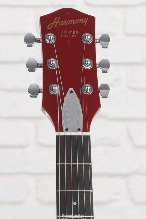 Harmony Jupiter Thinline Semi-hollowbody Electric Guitar - Cherry ...