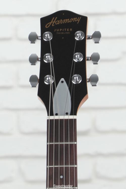 Harmony Jupiter Thinline Semi-hollowbody Electric Guitar - Space Black ...
