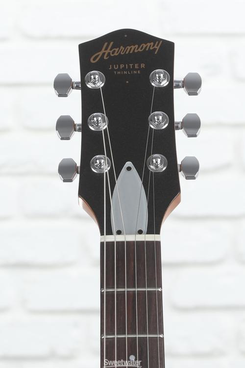 Harmony Jupiter Thinline Semi-hollowbody Electric Guitar - Space Black ...