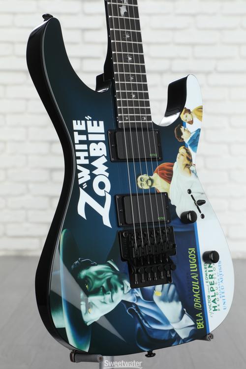 ESP LTD Kirk Hammett Signature KH-WZ White Zombie Electric Guitar ...