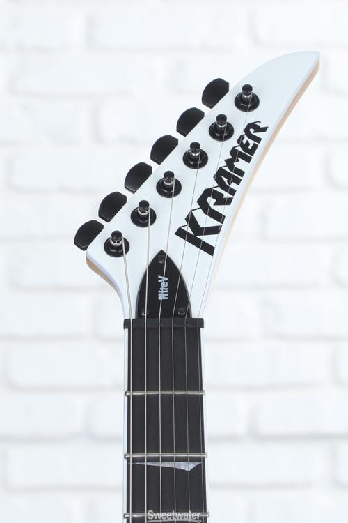 Kramer Nite-V Plus Electric Guitar - Alpine White | Sweetwater
