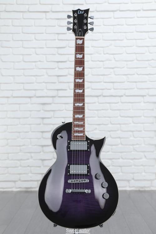 ESP LTD EC-256FM - See Thru Purple Burst | Sweetwater