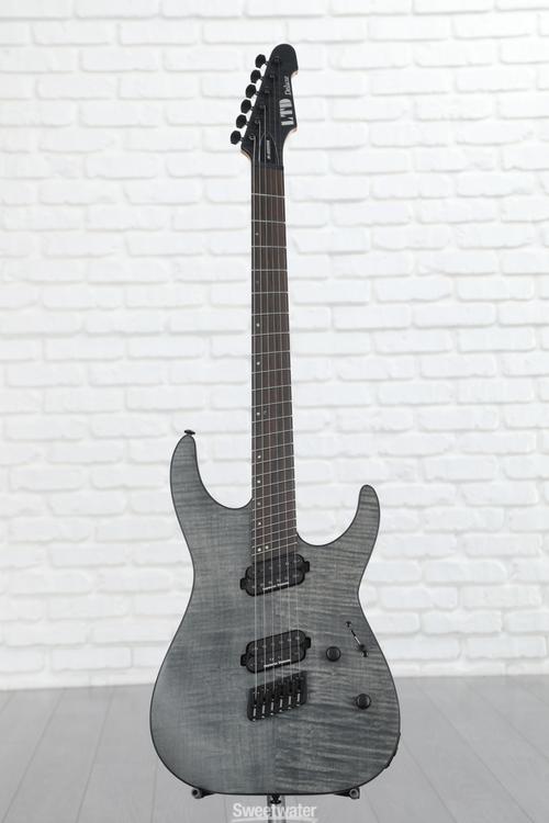 ESP LTD M-1000 Multi-Scale - See Thru Black Satin | Sweetwater