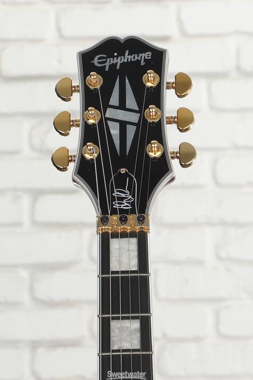 Epiphone Alex Lifeson Les Paul Custom Axcess Electric Guitar - Ruby ...