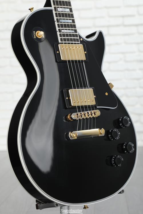 Gibson Custom Made to Measure Les Paul Custom Electric Guitar - Ebony ...