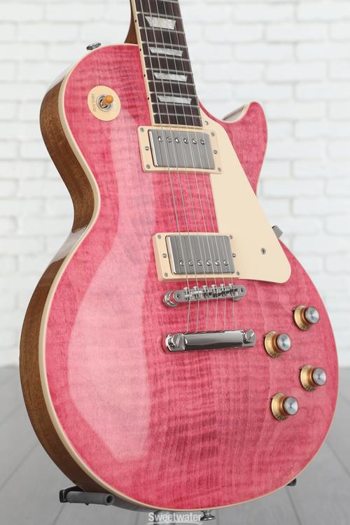 Gibson Les Paul Standard '60s Figured Top Electric Guitar - Trans Fuchsia | Sweetwater
