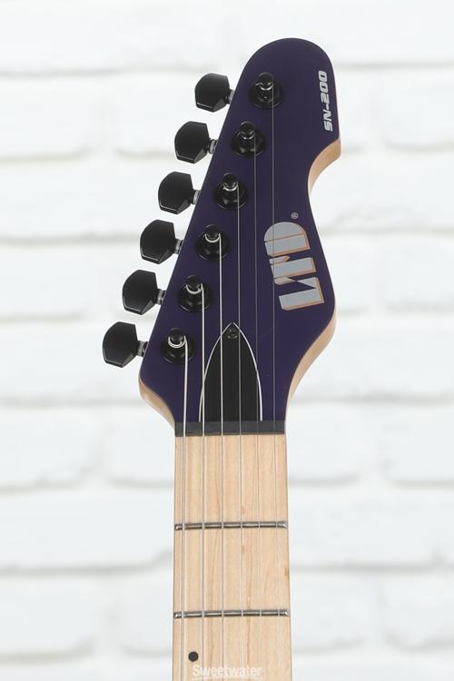 ESP LTD SN-200HT Electric Guitar - Dark Purple Metallic Satin | Sweetwater