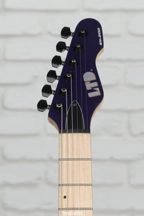 ESP LTD SN-200HT Electric Guitar - Dark Purple Metallic Satin | Sweetwater