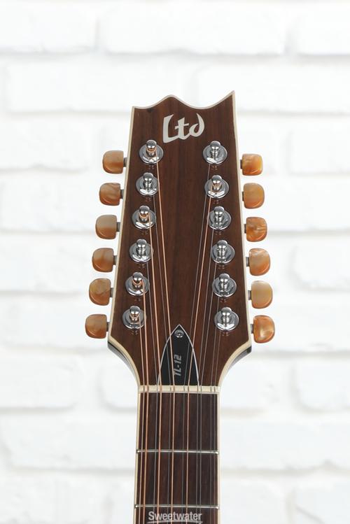 ESP LTD TL-12 12-string Acoustic-electric Guitar - Black | Sweetwater