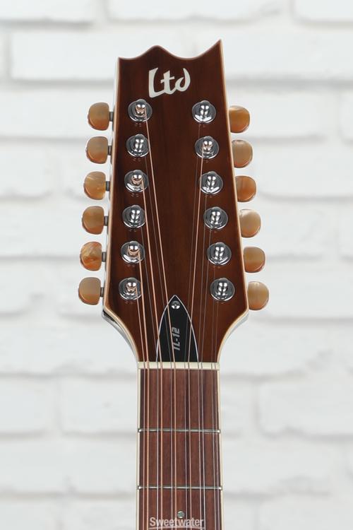 ESP LTD TL-12 12-string Acoustic-electric Guitar - Black | Sweetwater