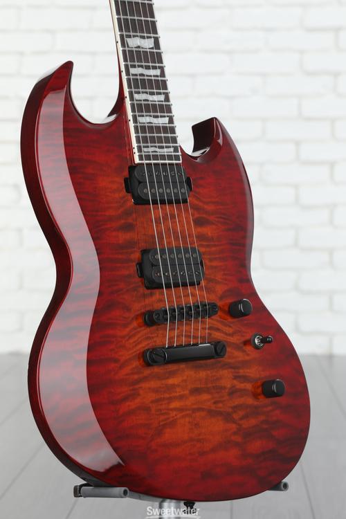 ESP LTD Viper-1000 QM - Tiger Eye Sunburst | Sweetwater