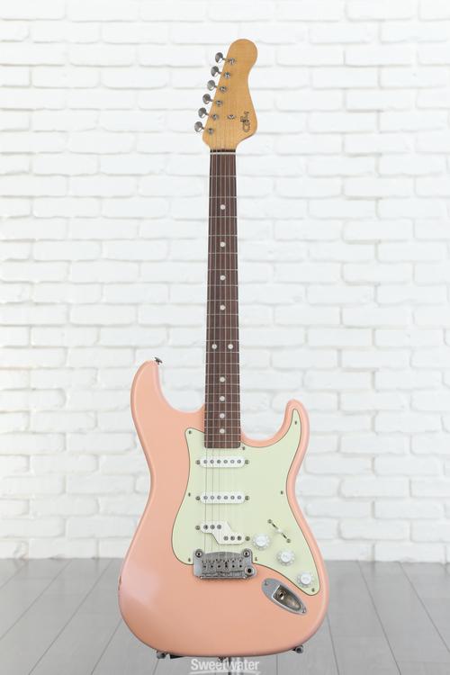 G&L Custom Shop Legacy SSZ Electric Guitar - Shell Pink | Sweetwater