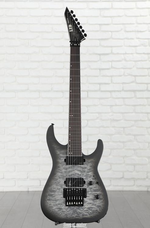 ESP LTD M-1007B 7-string Baritone Electric Guitar - Charcoal Burst ...