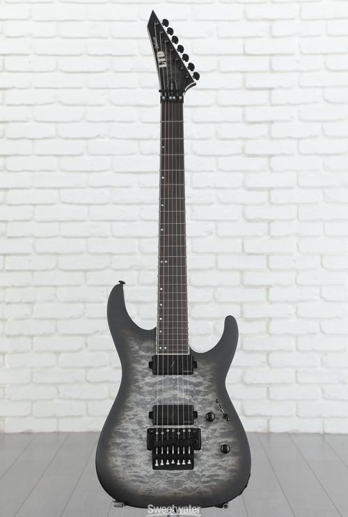 ESP LTD M-1007B 7-string Baritone Electric Guitar - Charcoal Burst ...