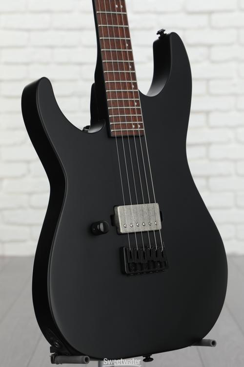 ESP LTD M-201 HT Left-handed Electric Guitar - Black Satin | Sweetwater