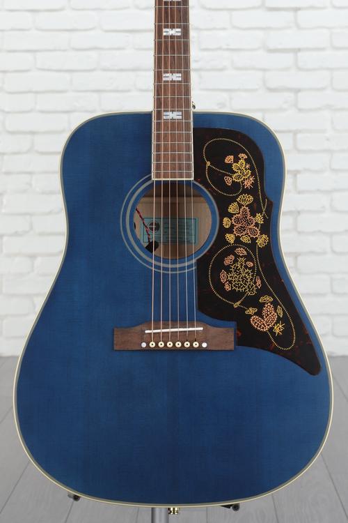 Epiphone Masterbilt Frontier Acoustic-electric Guitar - Aged Viper Blue ...