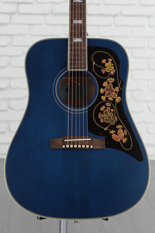 Epiphone Masterbilt Frontier Acoustic-electric Guitar - Aged Viper Blue ...